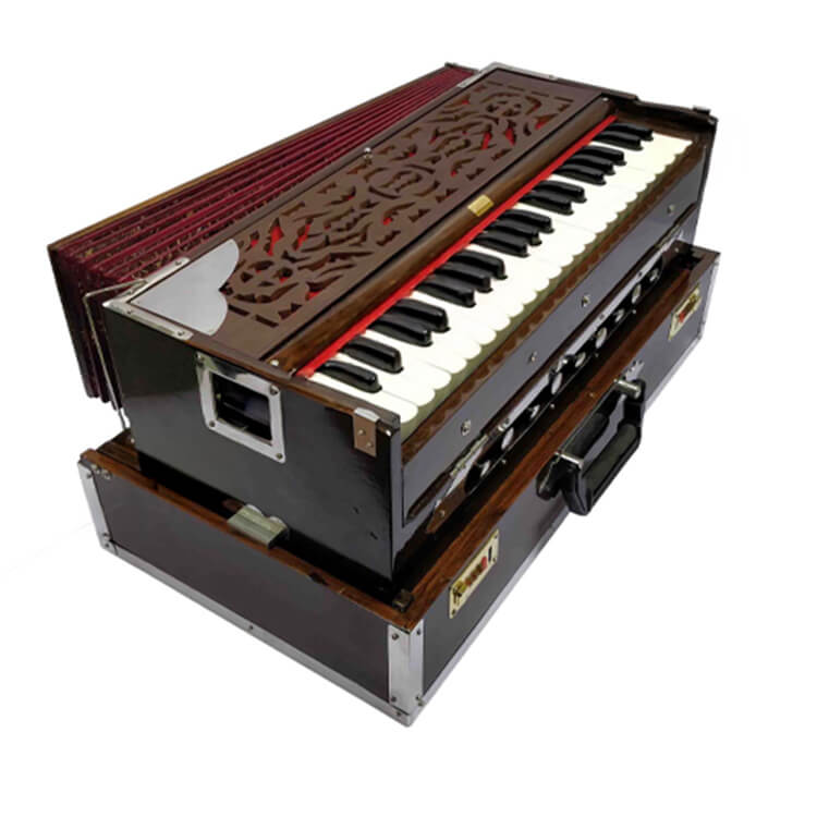 HARMONIUM, 3 1/2 Octaves, Triple Reed, 41 Keys, Small, Portable, With ...